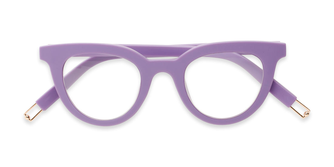 The Beatrix - Reading Glasses - Fully Magnified - Matte Purple ...