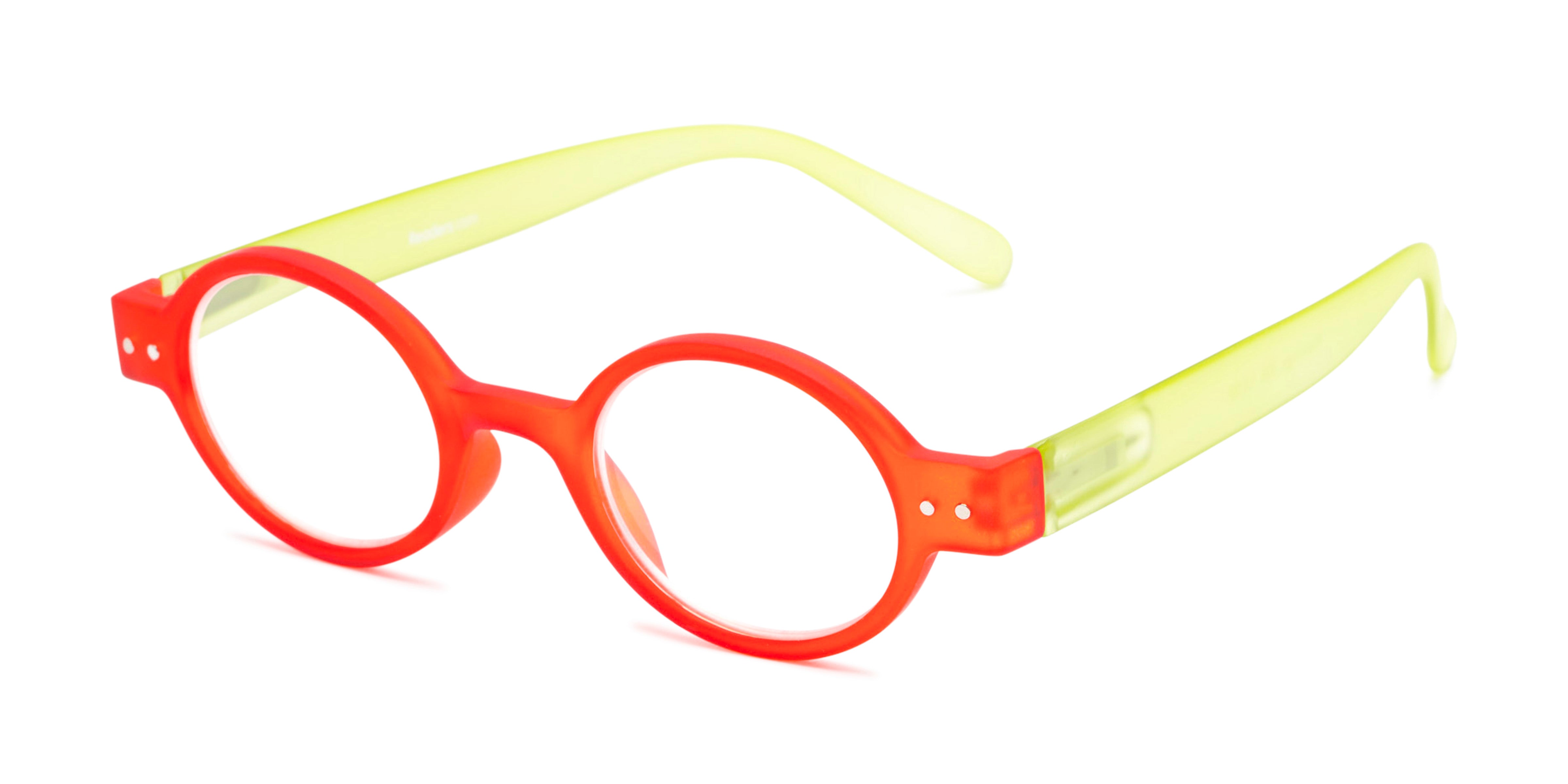 The Flamingo - Reading Glasses - Fully Magnified - Blue/Yellow ...