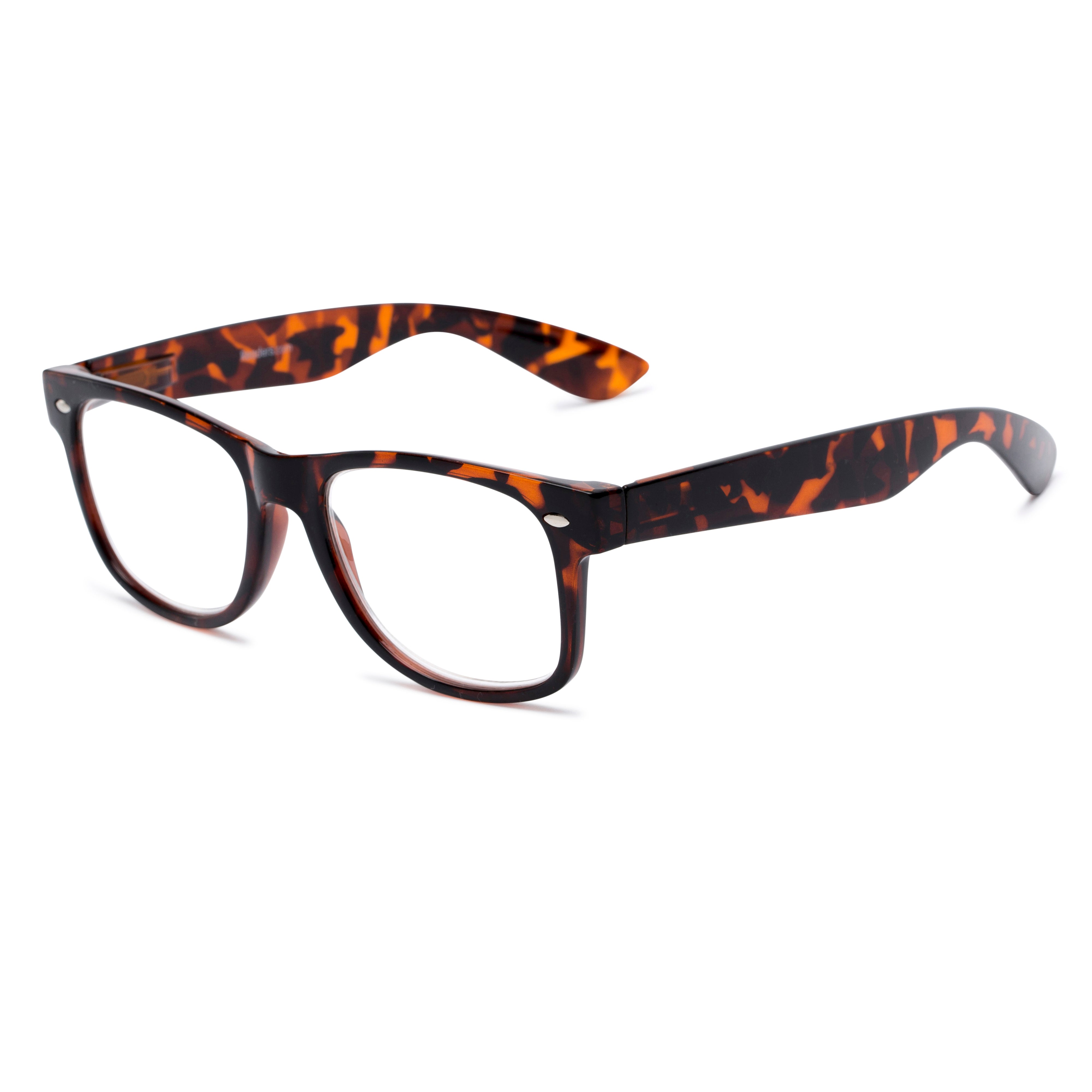 The Red Bluff - Reading Glasses - Fully Magnified - Black | Readers.com