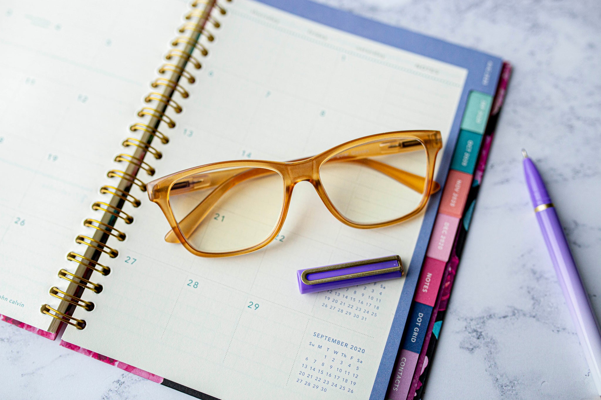 The Francis Blue Light Reader - Reading Glasses - Fully Magnified - Red ...