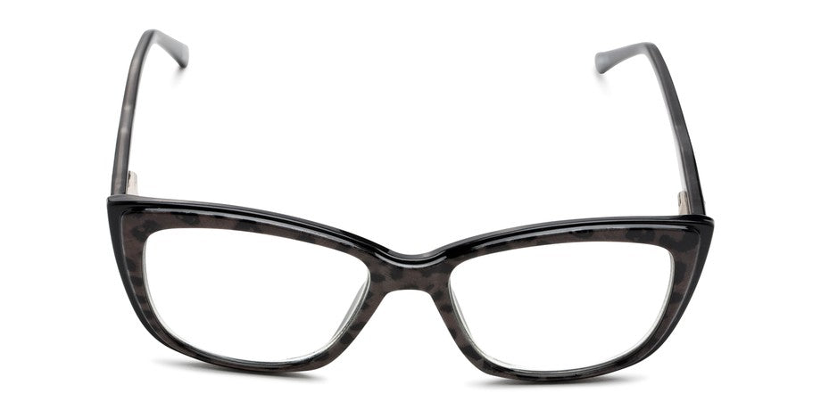 The Gloria - Reading Glasses - Multifocal - Grey/Leopard | Readers.com