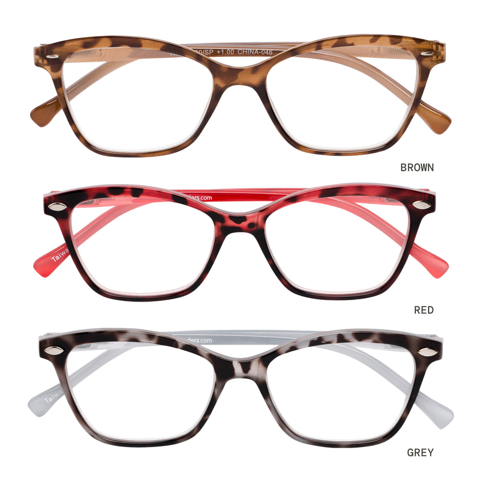 +2.50 Reading Glasses Multipack – Choose Your Color & Style | Readers.com