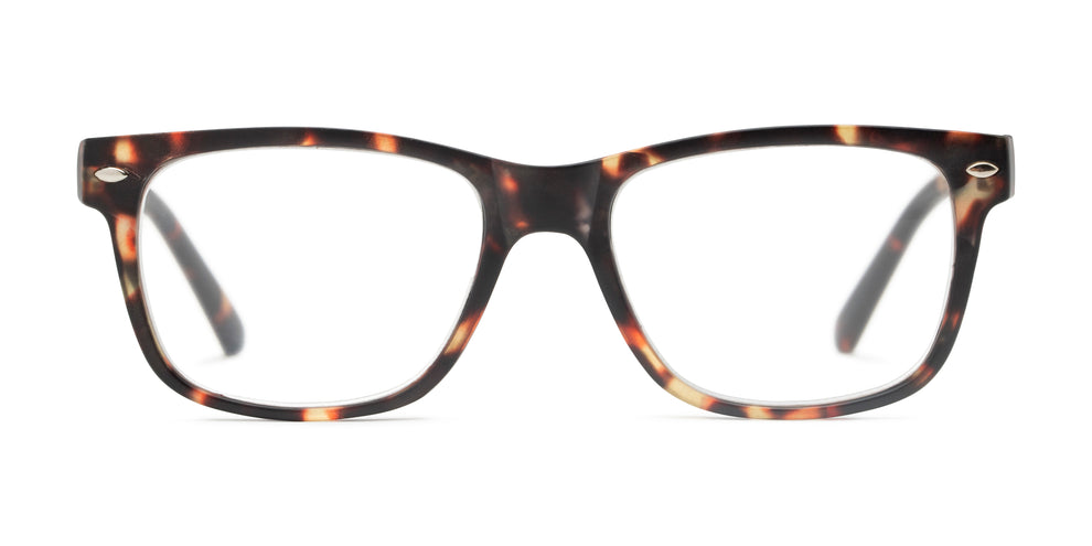 The Topper - Reading Glasses - Fully Magnified - Matte Tortoise ...