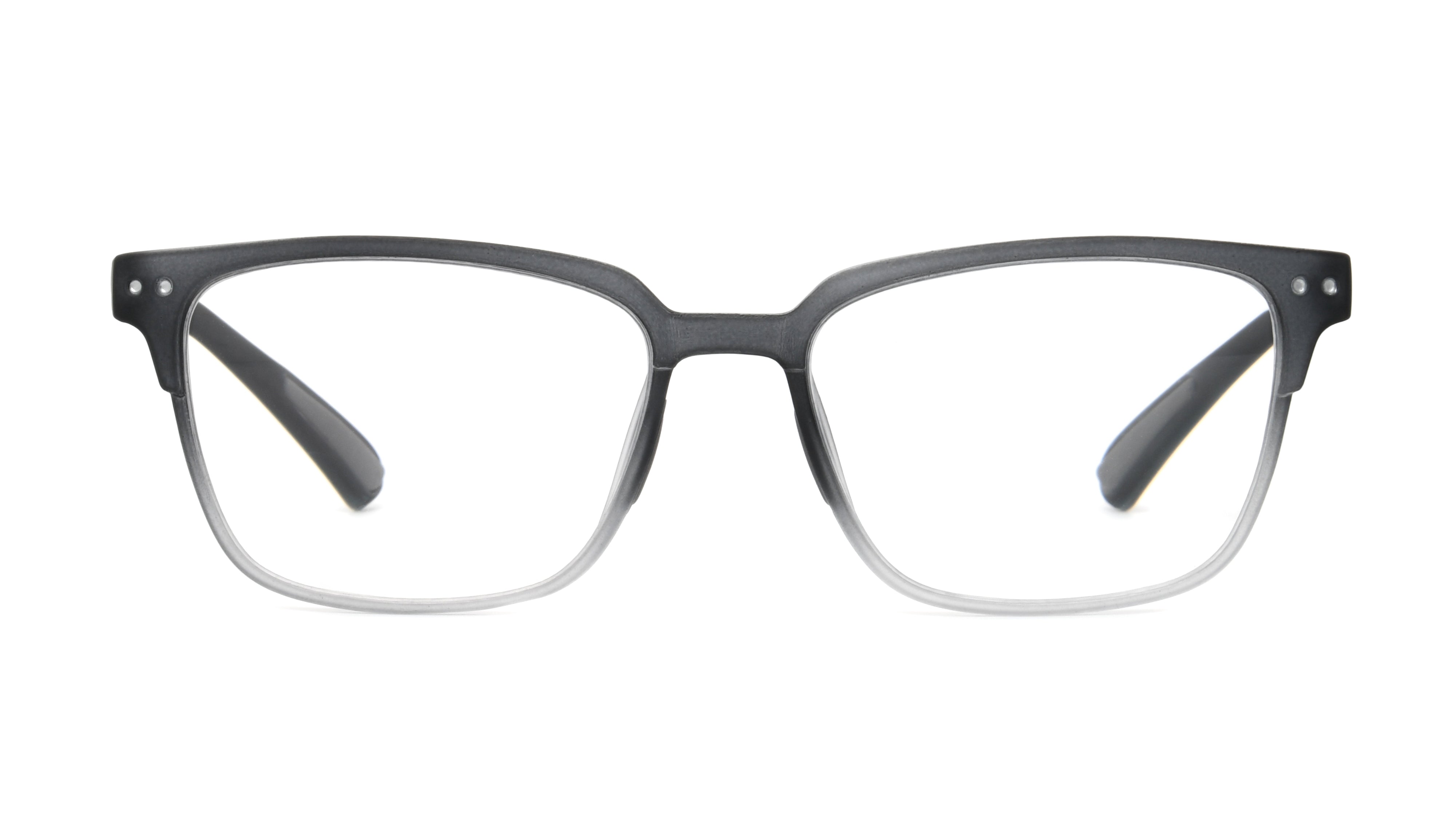 The Malcolm - Reading Glasses - Fully Magnified - Matte Rubberized Grey ...