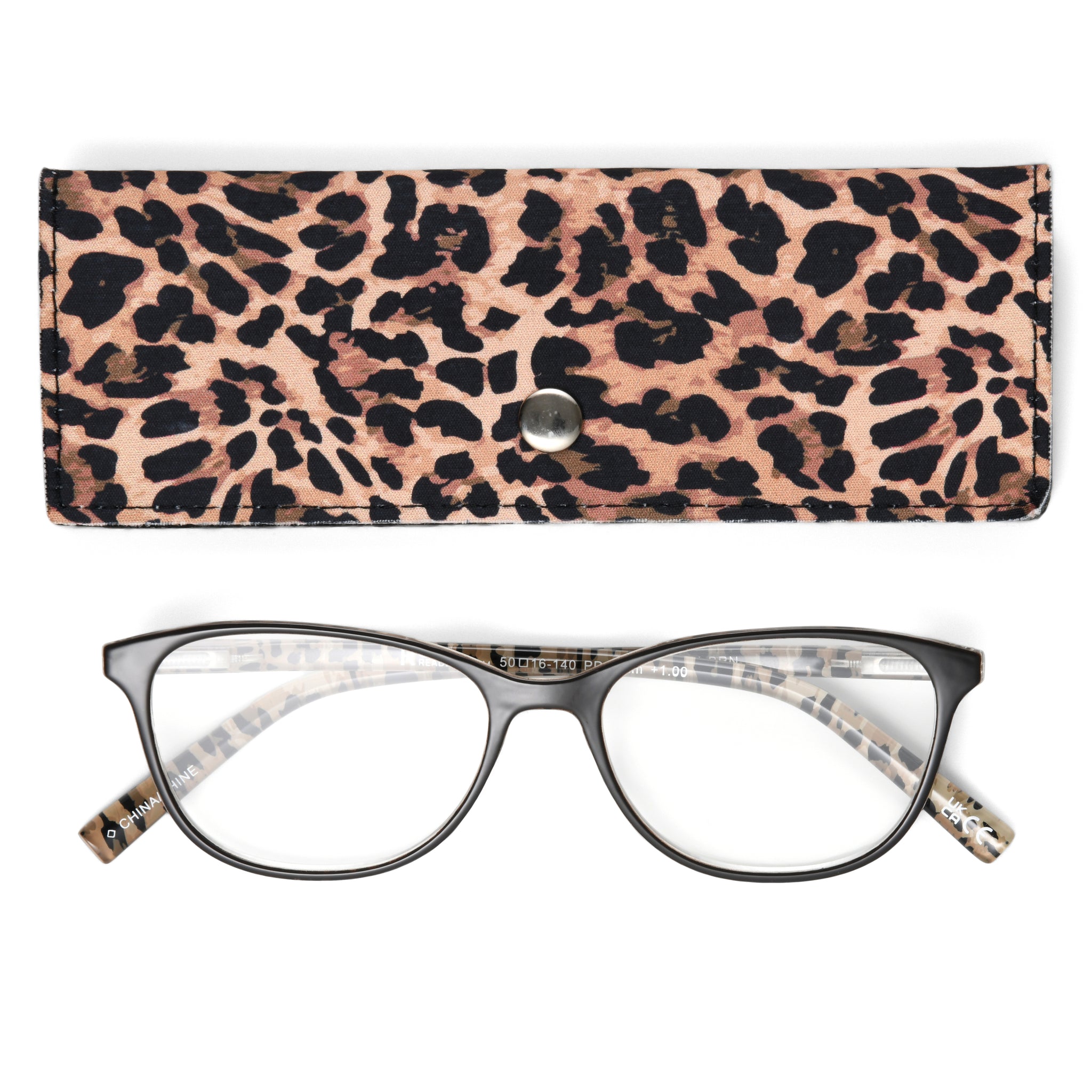 The Ruby - Reading Glasses - Fully Magnified - Brown - Leopard ...